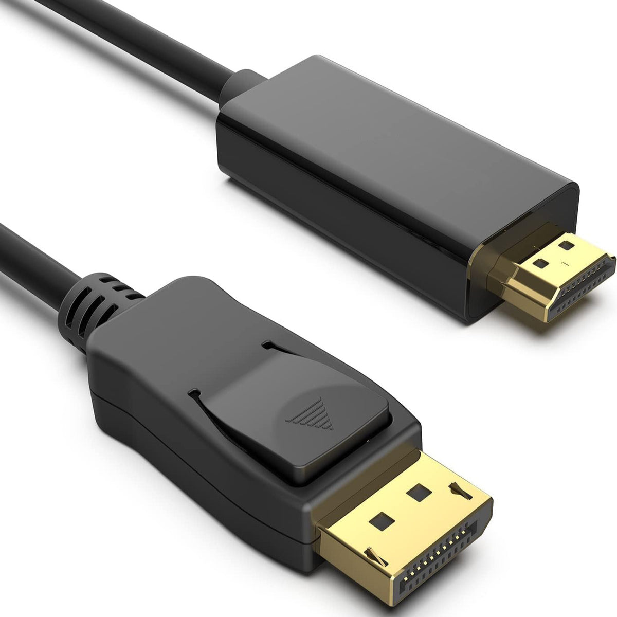 4K DisplayPort to HDMI Gold-Plated Cable, Uni-Directional HDMI Adapter ...