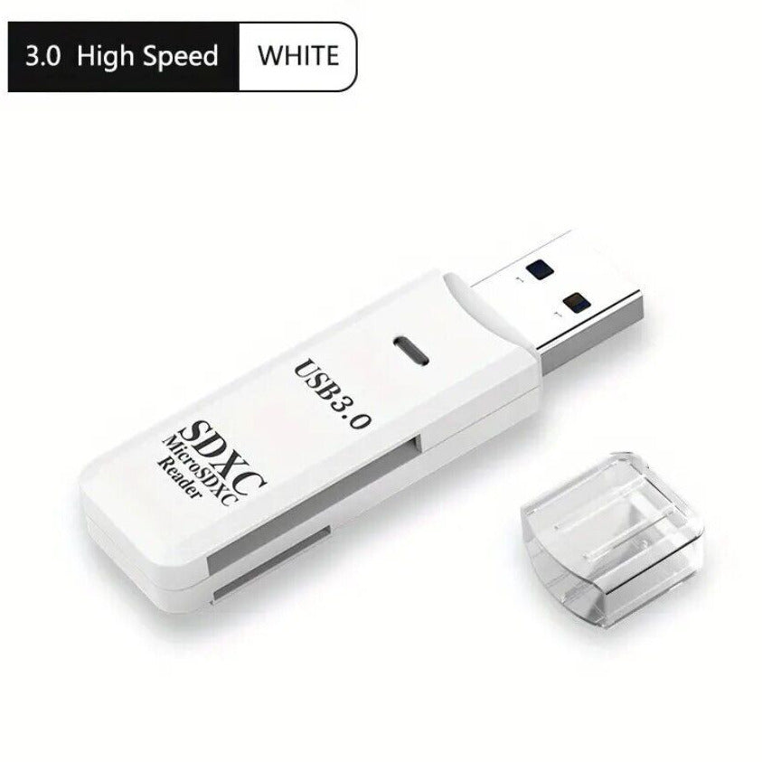 2 in 1 USB 3.0 Card Reader Micro sd card Reader usb adapter High Speed ...