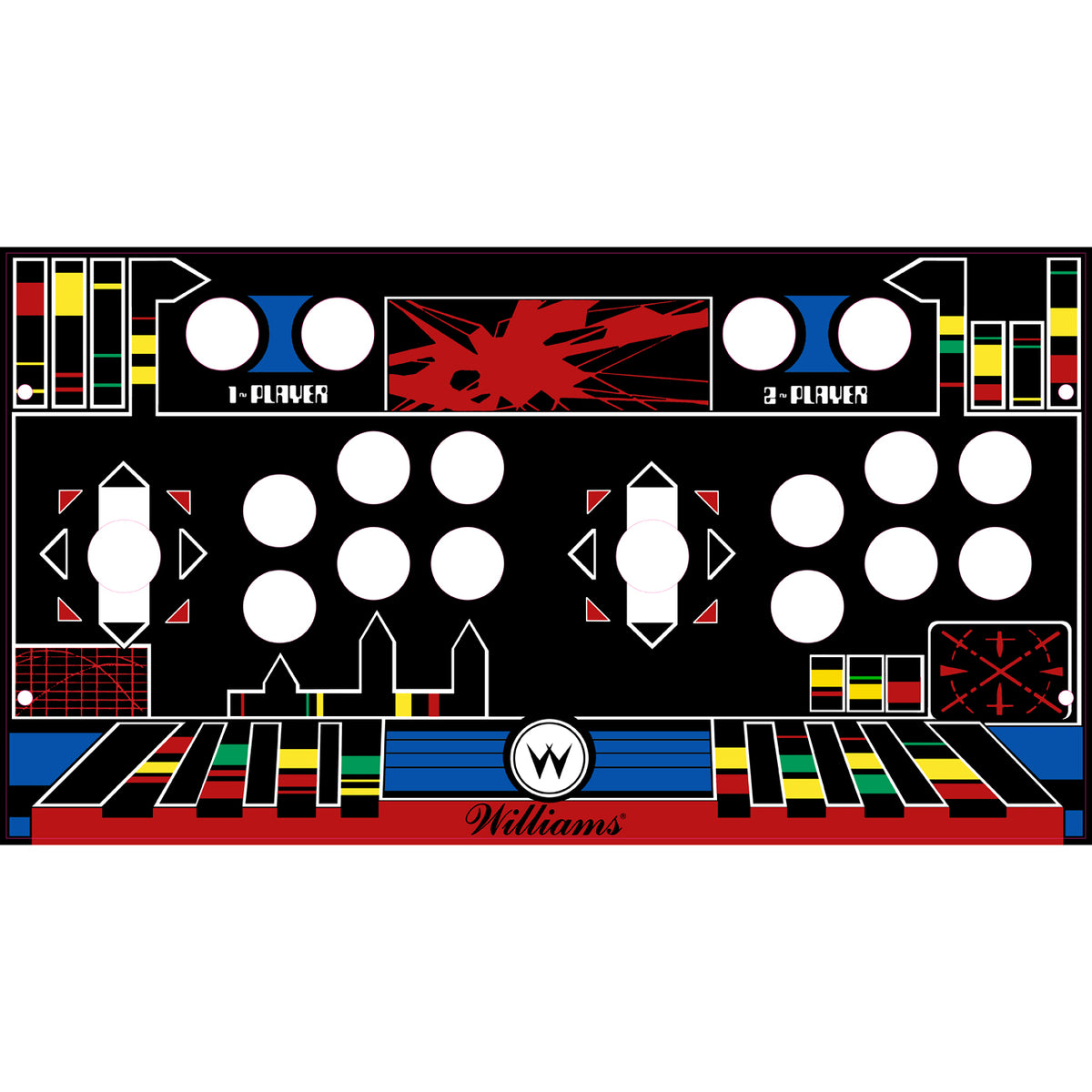Defender Legacy Arcade1Up Fully Assembled Drop In Panel For Pandora or ...