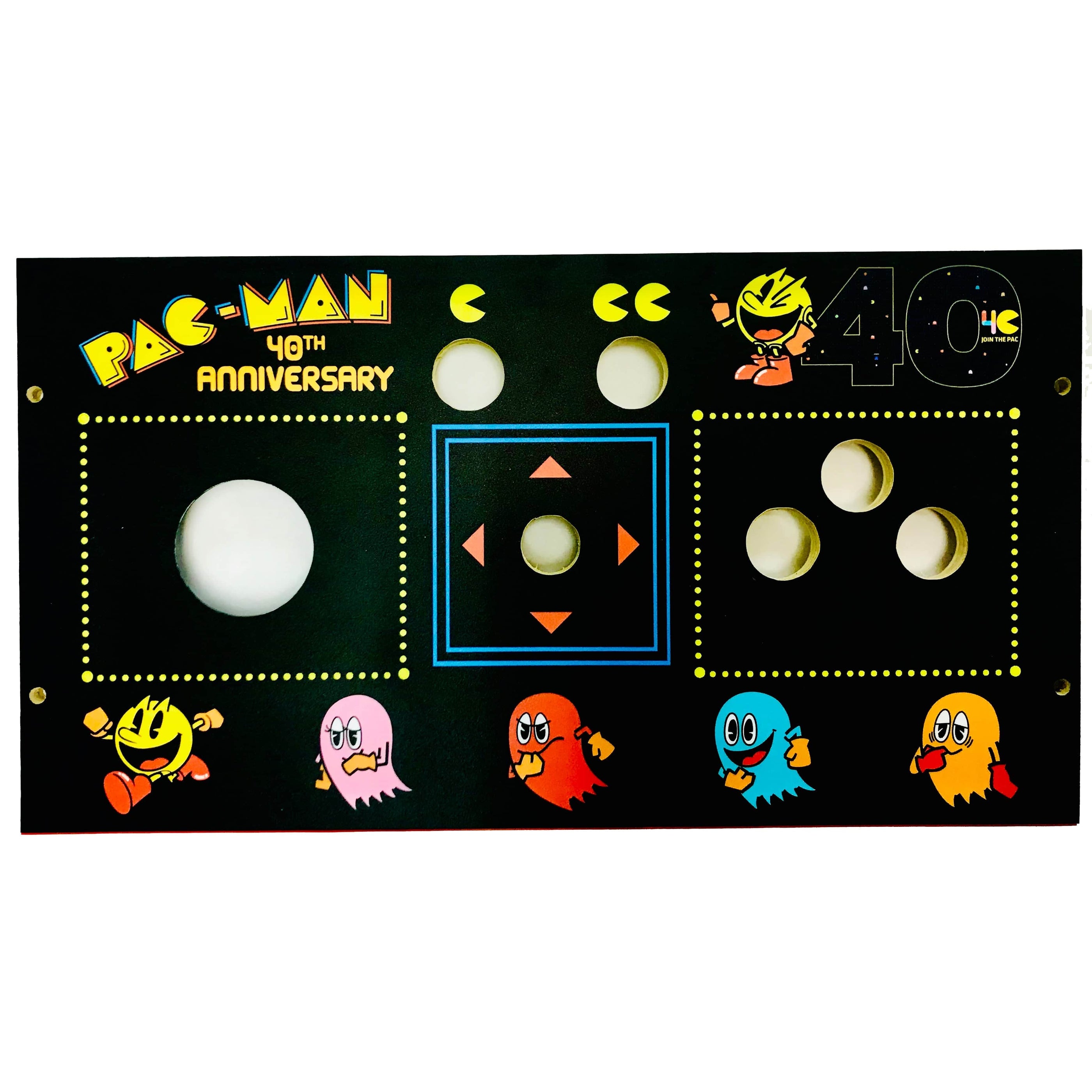 PacMan 40th Anniversary Trackball Replacement CPO Control Deck for Arc ...