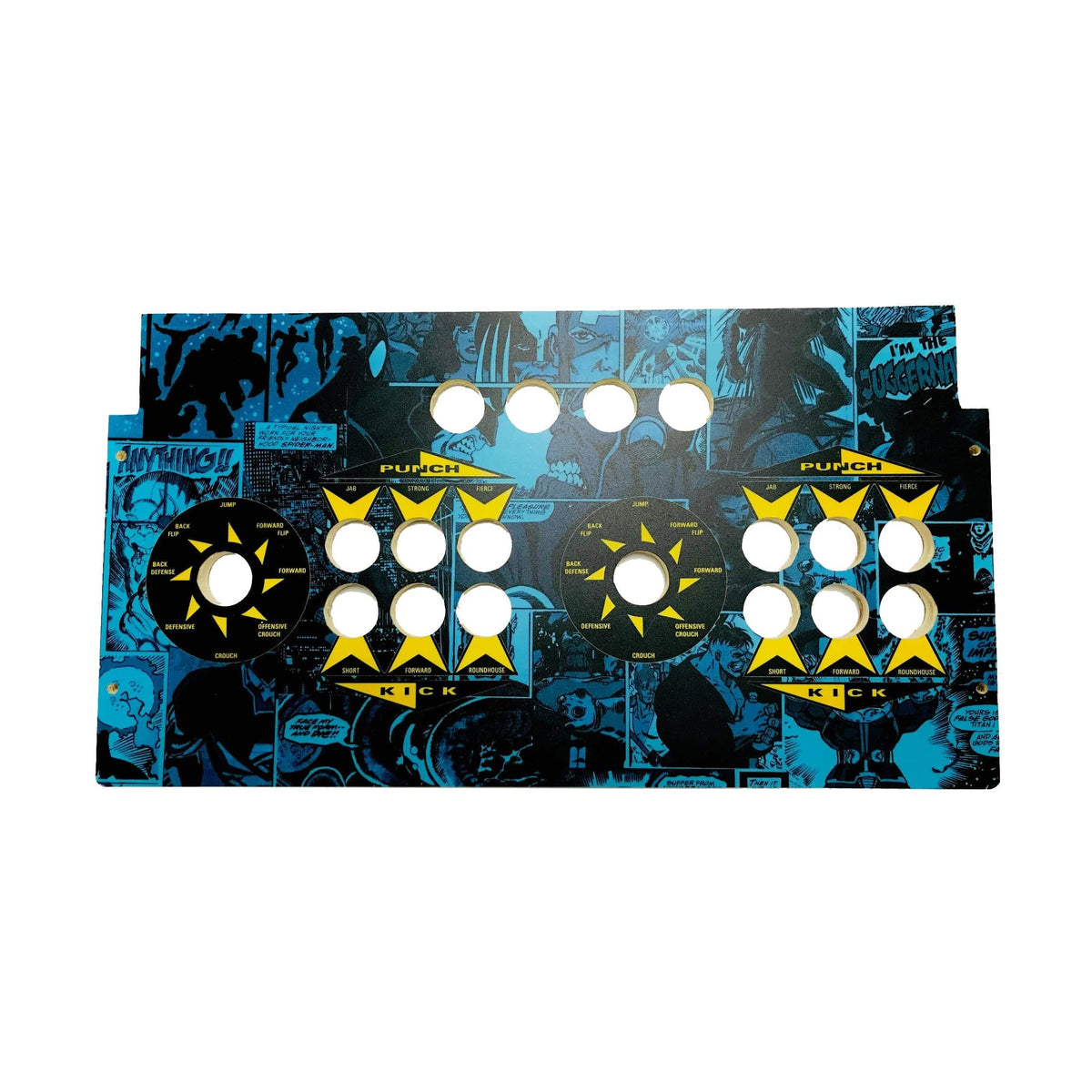 Skinned Marvel Super Heros Replacement Control Deck for Arcade1Up — DIY ...