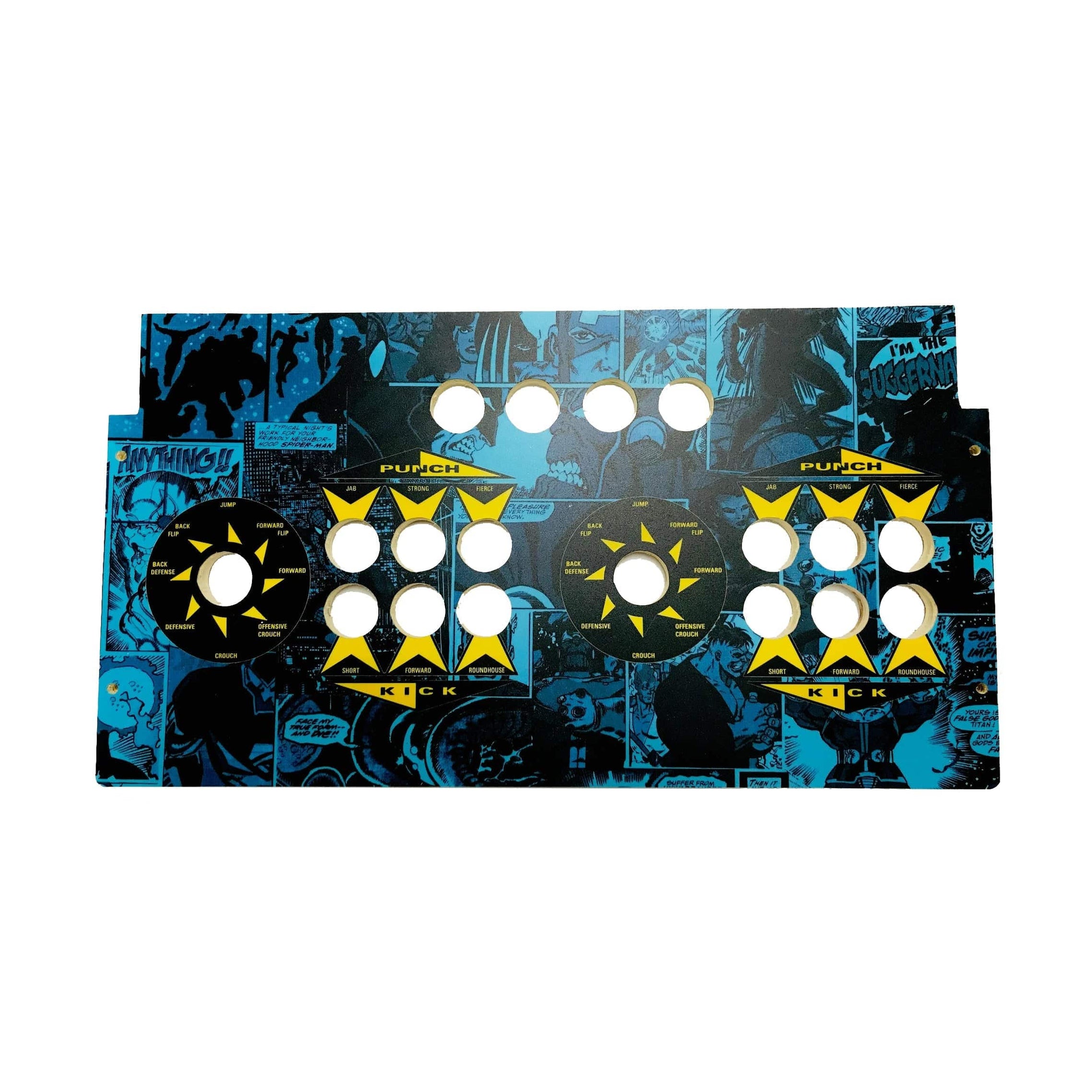 Skinned Marvel Super Heros Replacement Control Deck for Arcade1Up — DIY ...