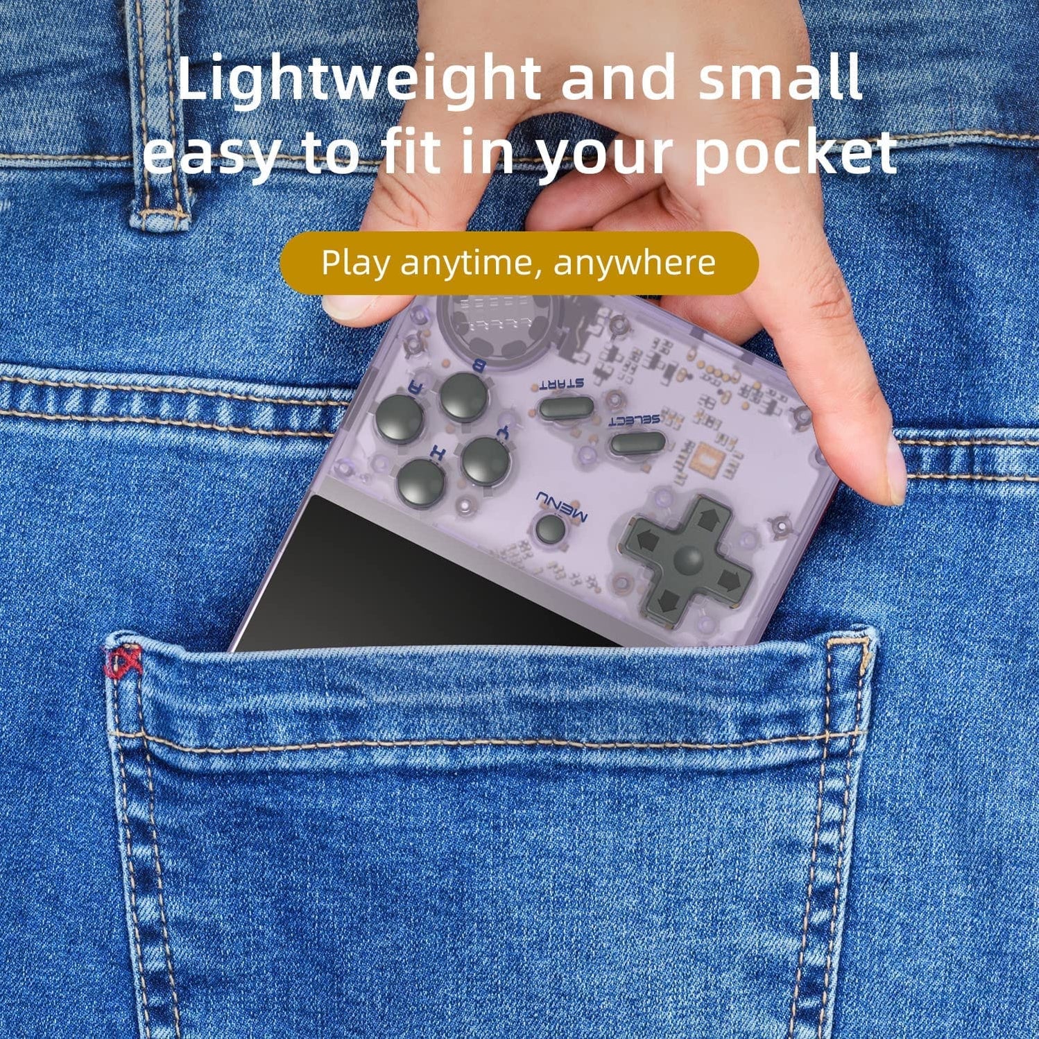 Handheld Game Console Emulator 3.5" Color Screen Linux System Built-in ...