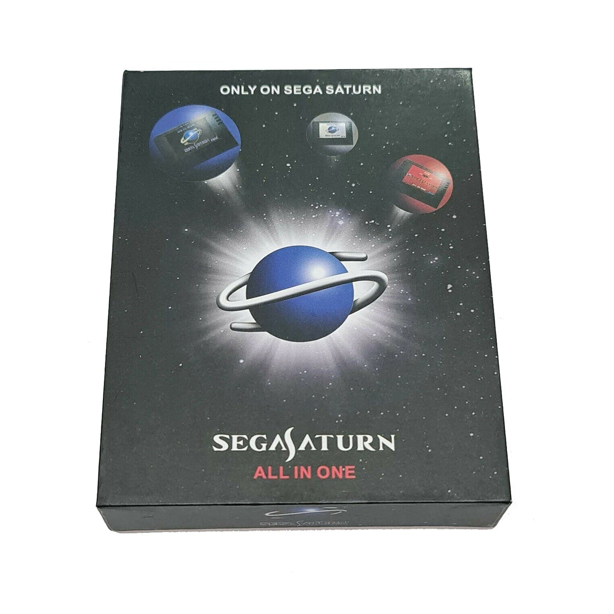 Sega Saturn Logo Black